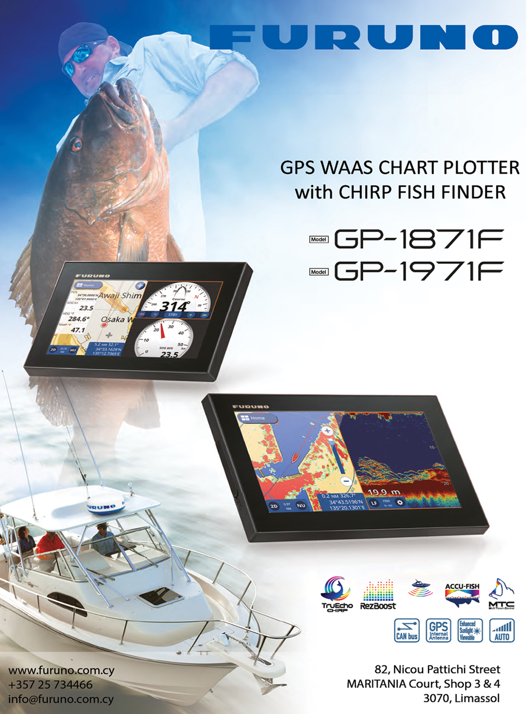Cyprus Fishing Magazine | FURUNO - GP-1871F & GP-1971F